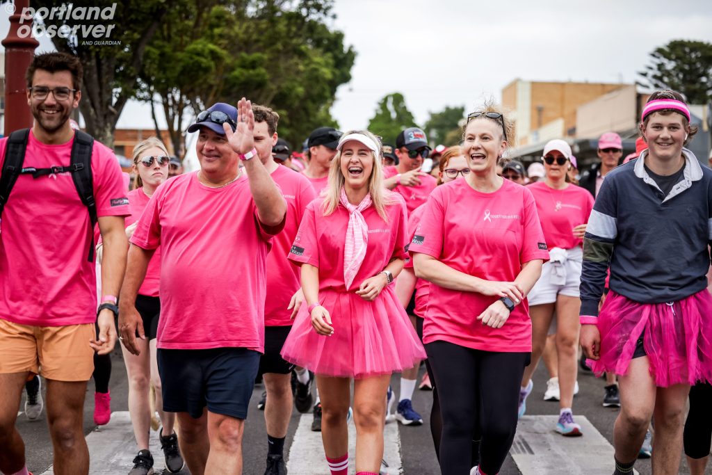 When pink sea met blue – Bridgewater walk raises over $7k | spec.com.au